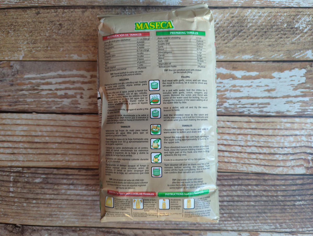 Maseca Tamale Masa 4 lb bag – Tamale Supplies